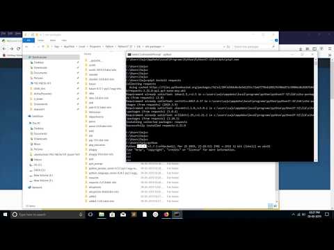 How to Install requests module in Python 3 on Windows 10/8/7