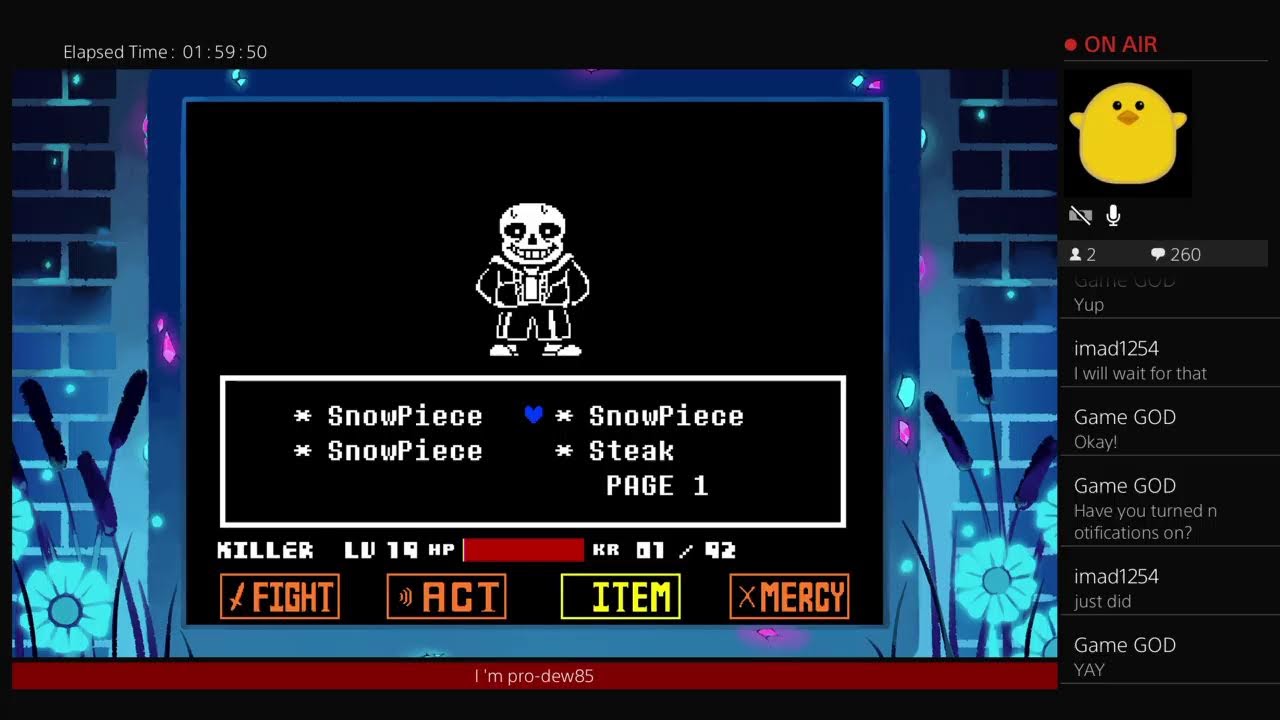 Genocide... Undertale!!!! Weakest enemy!! Right? 5