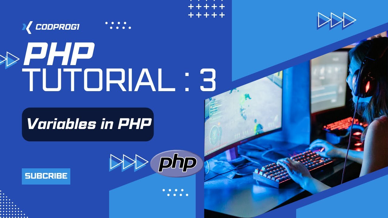 PHP Tutorial in Hindi #3 | Variable in PHP | Codprog1