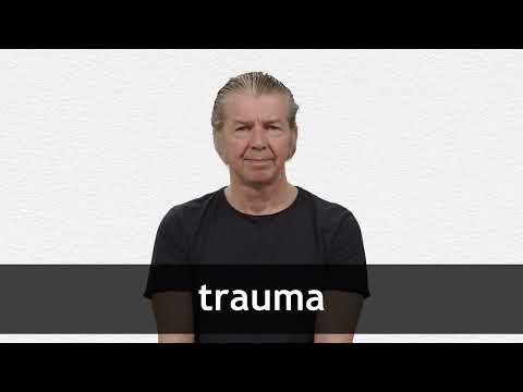 How to pronounce TRAUMA in American English