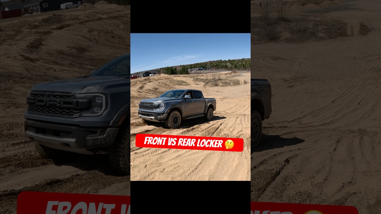 Front vs Rear Lockers—Here’s What Happens Off-Road! Ford RAPTOR 💪