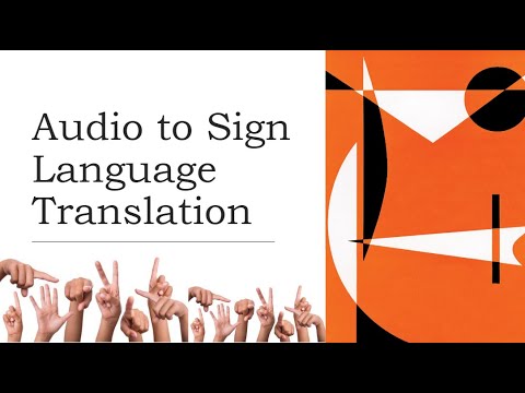 Audio to Sign Language Translation