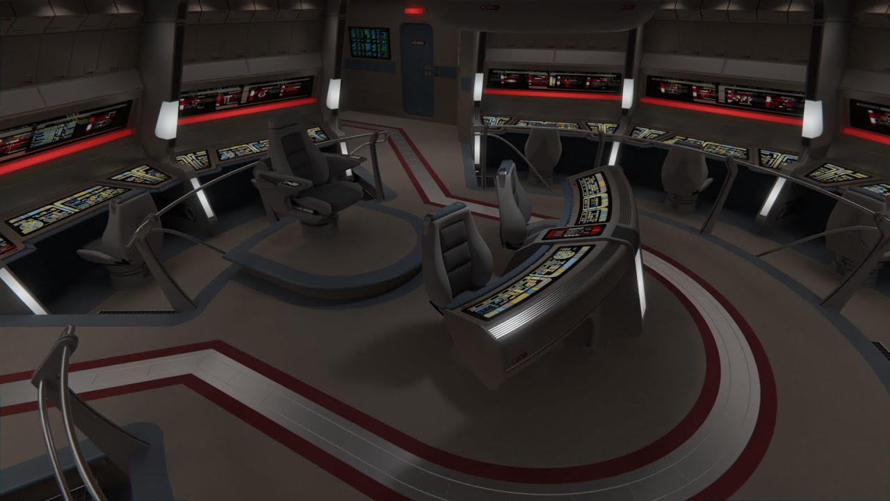 USS Thunderchild Bridge Showcase - Star Trek Fan Art