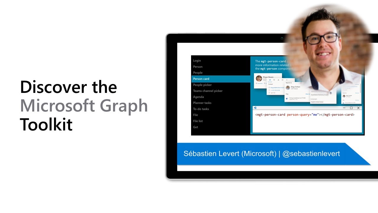 Discover the Microsoft Graph Toolkit
