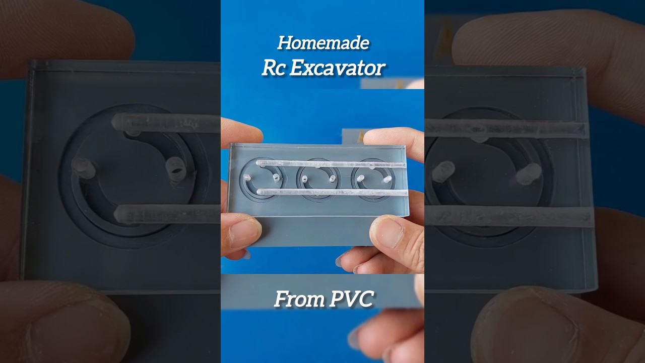 Homemade Rc Excavator from PVC | #excavator #inventions #diyprojects #machine #experiment #science