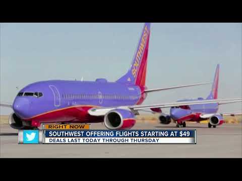 Southwest Airlines 72-hour sale offers round trips for under $100