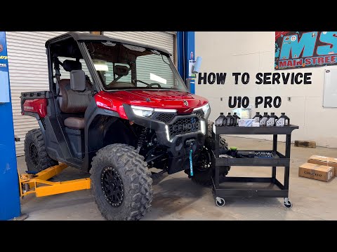 CFMOTO U10 Pro Break In Service | How to Change Oil & Filters & Transmission Oil