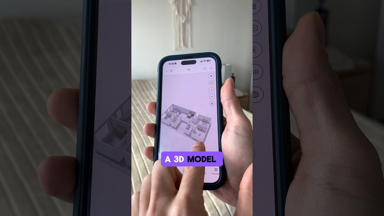 Get floor plans for any apartment from your iPhone with this trick🤯📱