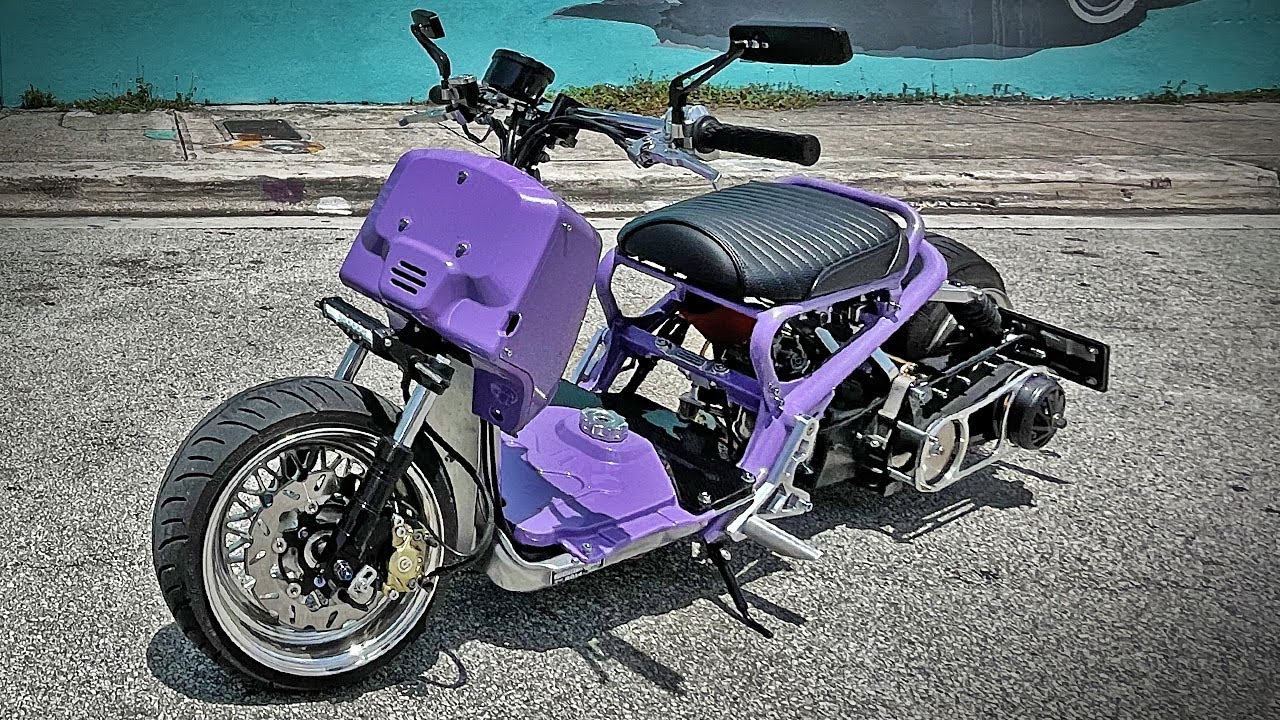 Mega Drone Stars | New Color Reveal! - Custom GY6 Honda Ruckus Build ...