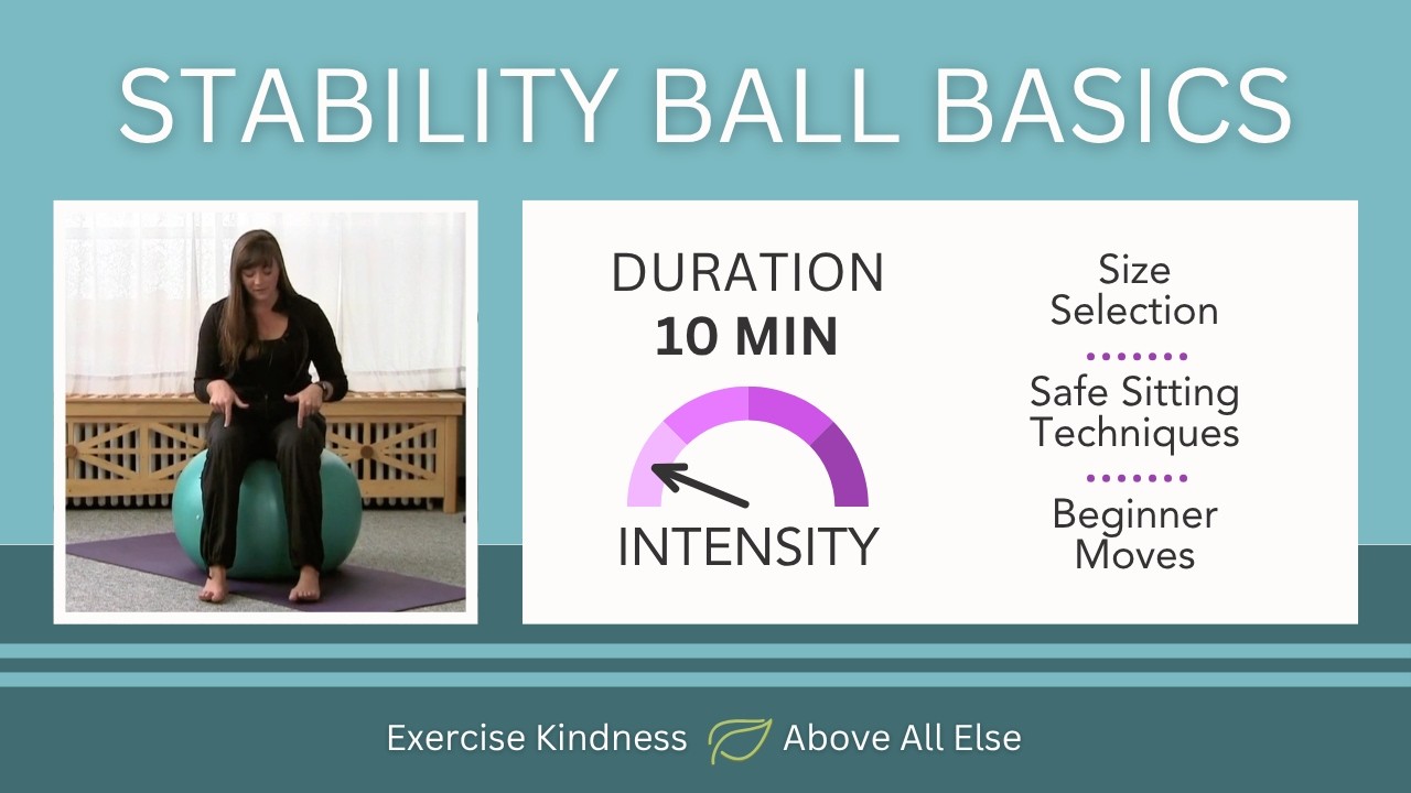 Stability Ball 101 | Beginner's Guide to Size, Safety & Basic Exercises