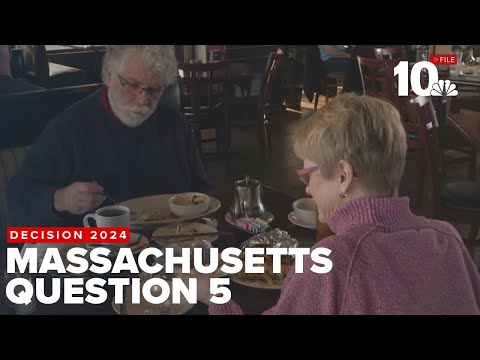 A Massachusetts ballot question would increase minimum wage for tipped workers