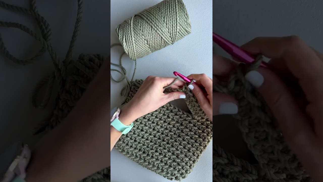 Crochet bag pattern 👌🏻 how to crochet 🧶