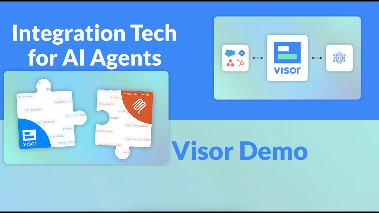 Visor's Integration Technology for AI Agents: Demo