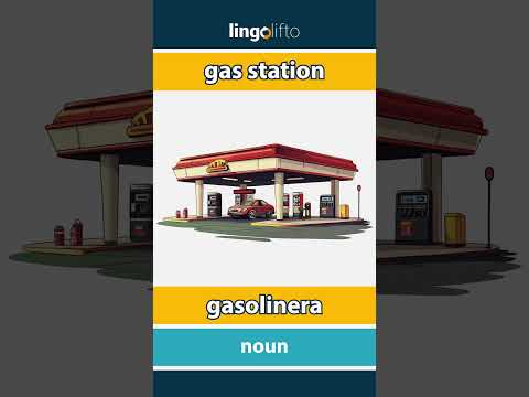???????????????? gas station - gasolinera : learn English : aprendamos inglés : vocabulary builder