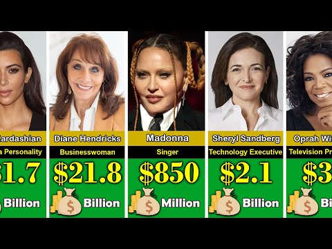Top 100 Richest Woman in America 🤑