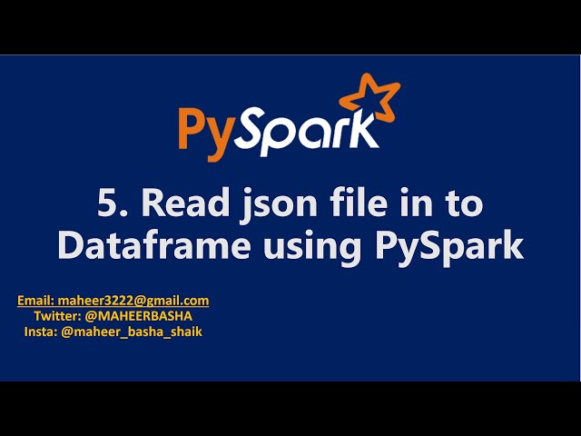 Reading JSON Files into DataFrames Using PySpark in Azure Databricks | Galaxy.ai