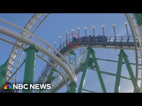Man Gets Off Roller Coaster Seconds Before The Big Drop - 101.9 KINK