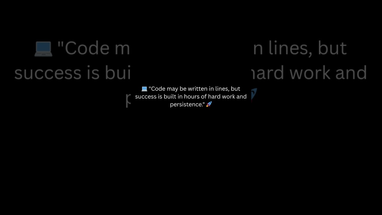 #CodeHardDreamBig #KeepCoding #DevLife #HardWorkPaysOff #ProgrammerMindset