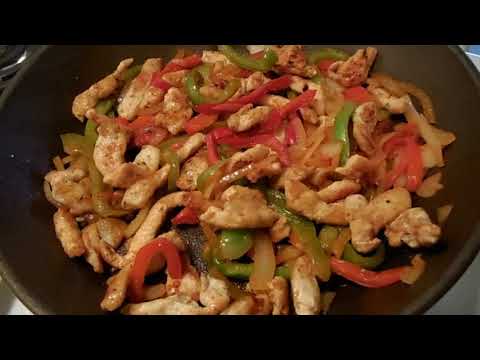 ~ chicken fajitas: a new-to-me recipe ~