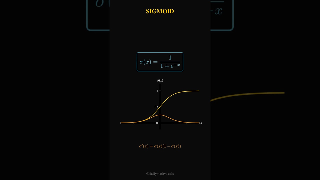 The Sigmoid Function Explained in 80 Seconds