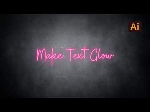 How to Create a Glow Text Effect in Adobe Illustrator