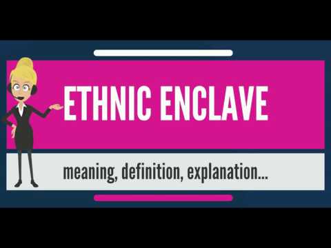 What is ETHNIC ENCLAVE? What does ETHNIC ENCLAVE mean? ETHNIC ENCLAVE meaning & explanation