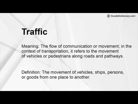 Traffic Meaning