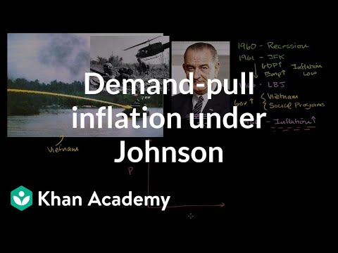 Demand-pull inflation under Johnson | Macroeconomics | Khan Academy
