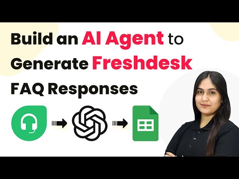 How to Build an AI Agent to Auto-Generate Freshdesk FAQ Responses