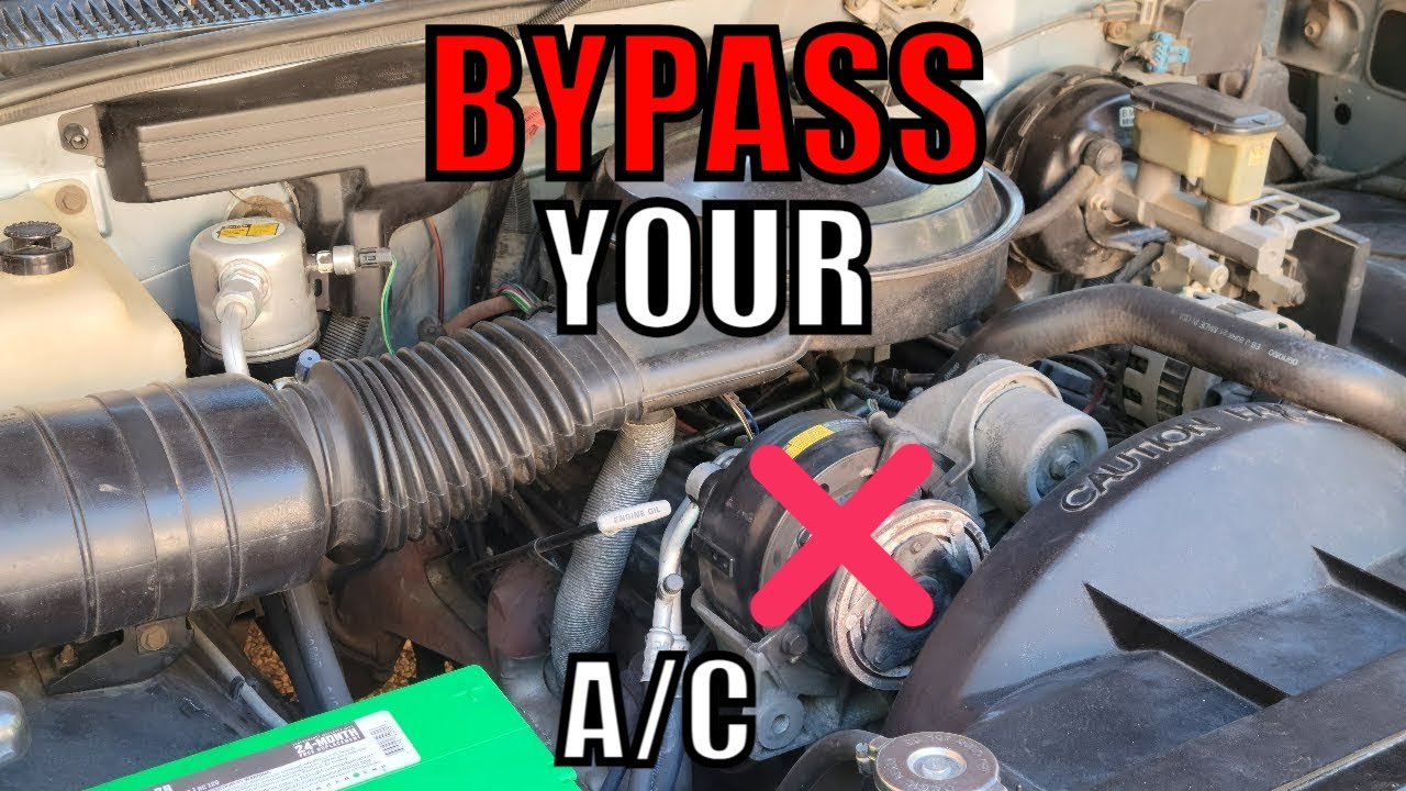 How To BYPASS Your AC Compressor | Dorman Parts Kit | 88-98 OBS Chevy GMC | 8K