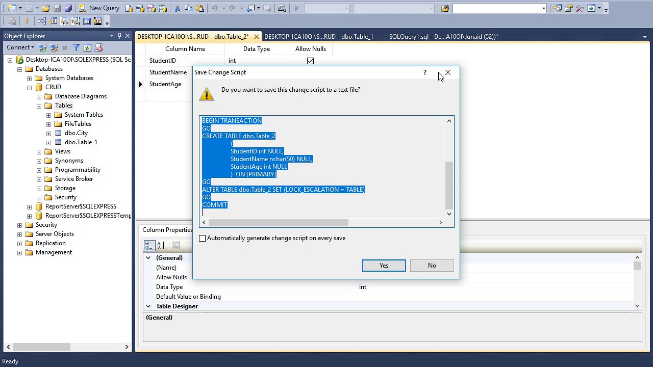 26 SQL Server - Insert data from one table to another table in SQL Server