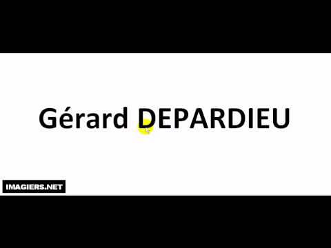 How To Pronounce French Names = Gérard DEPARDIEU