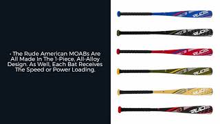 Rude American MOAB Power -10 2-5/8" USSSA Baseball Bat (SLMOAB10P ...