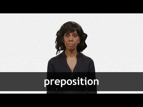 PREPOSITION definition and meaning | Collins English Dictionary