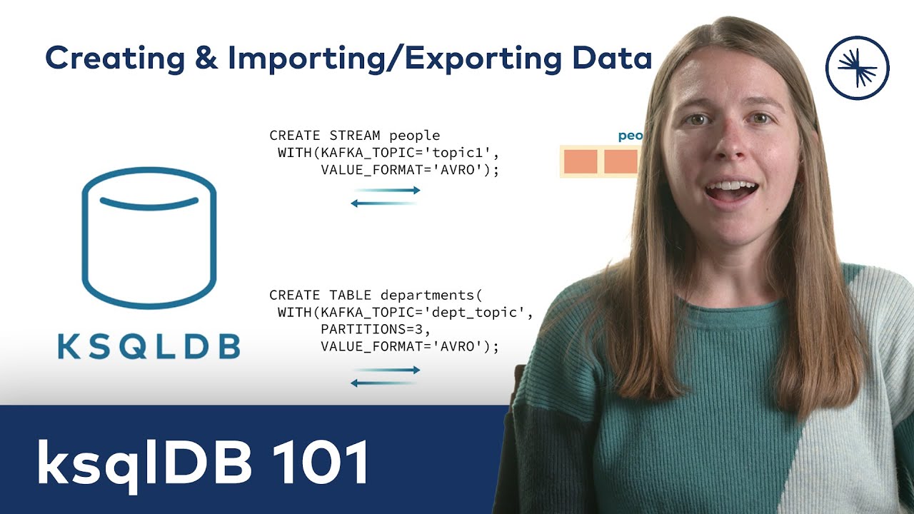 Create, Import, and Export Data in ksqlDB