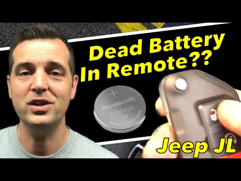 Remote Battery Dead NO start Jeep JL Wrangler (KeyFob Battery)