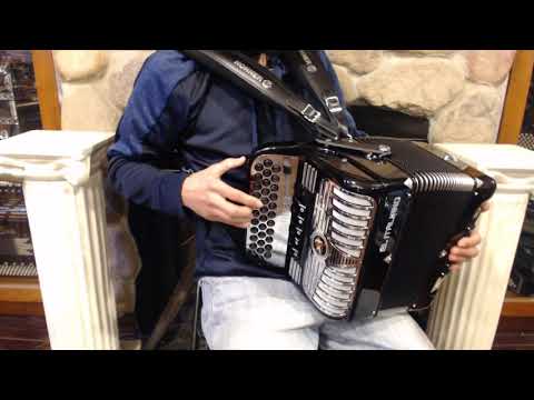 NEW Red Hohner Anacleto El Italiano III S Diatonic Accordion | Reverb