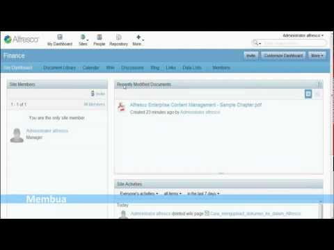 Alfresco - Membuat Halaman Wiki (Bahasa Indonesia)