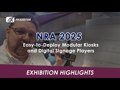 NRA 2025 Highlights - Transform your Store with Our Modular Kiosks and Plug-and-Play Signage Players