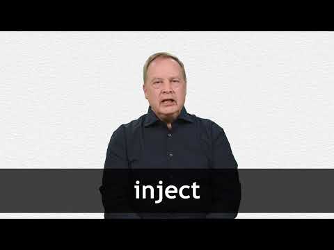 INJECT definition and meaning | Collins English Dictionary