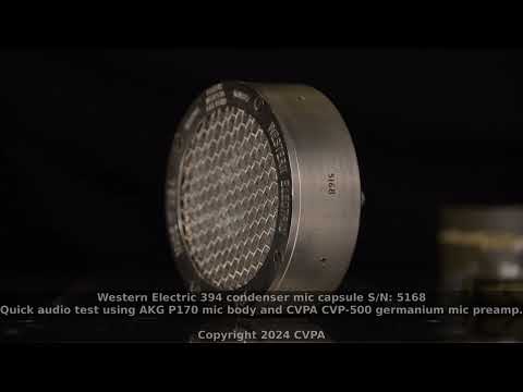 1920s Western Electric 394 Condenser Mic Capsule S/N:5168 - | Reverb
