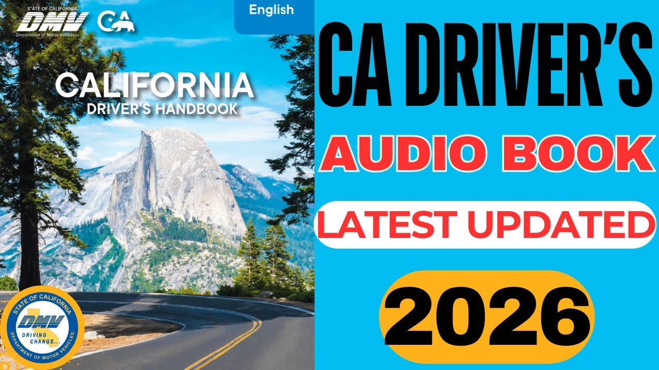California Driver's Handbook 2026 - Audio/California DMV Handbook 2026 AUDIO (LATEST UPDATE) #audio
