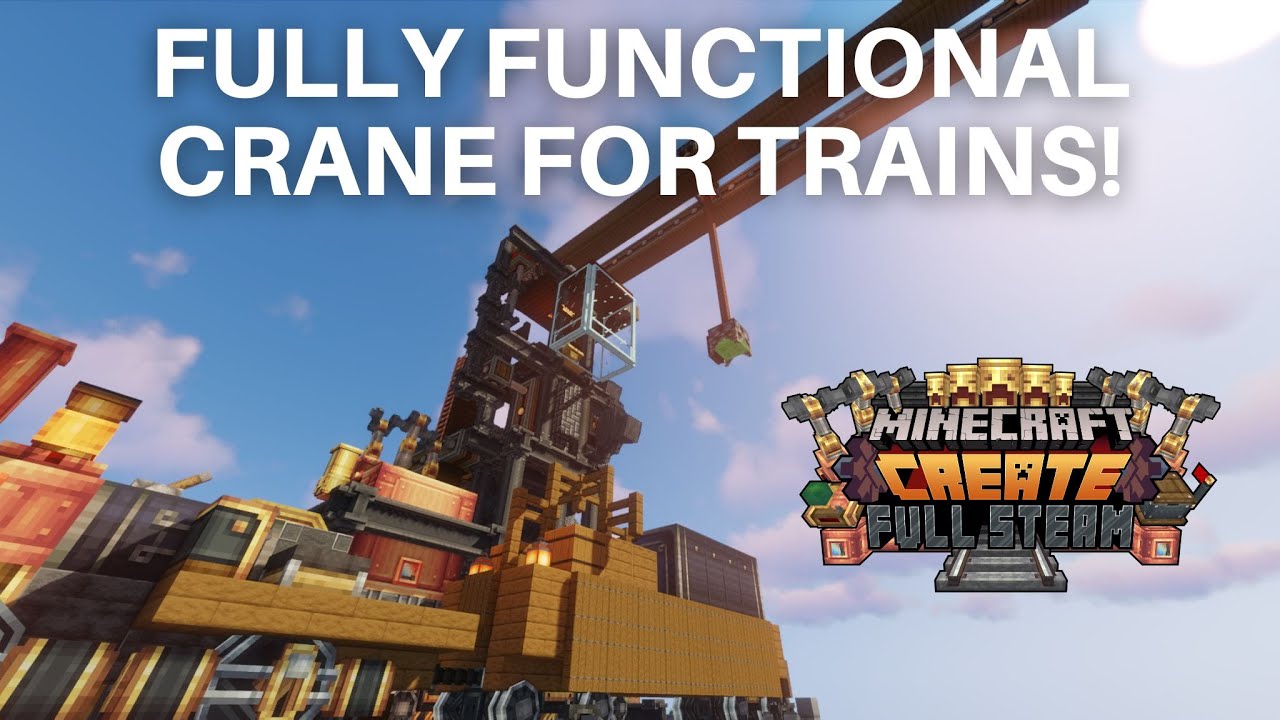 Create Mod 0.5 - Functional Crane and Train