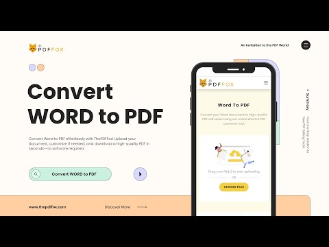 How to Convert Word to PDF for Free Online | Fast & Easy with The PDF Fox!