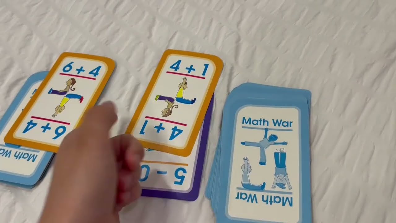 School Zone   Math War Addition & Subtraction Game Cards Review