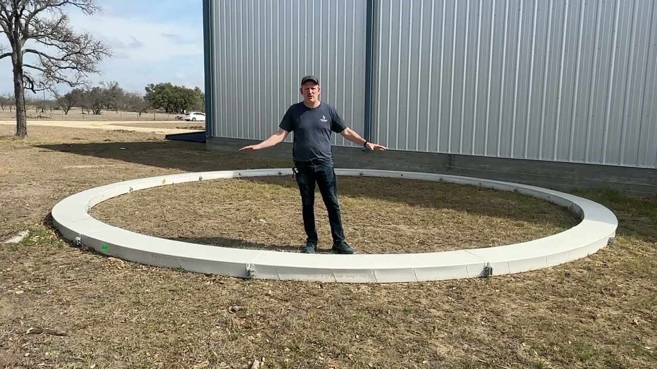 Pad-Pro modular water tank foundation
