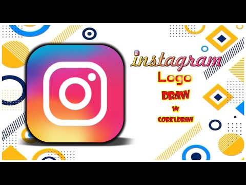 How to Draw the Instagram Logo | How to Draw the New Instagram Logo || Drawing || Coreldraw.