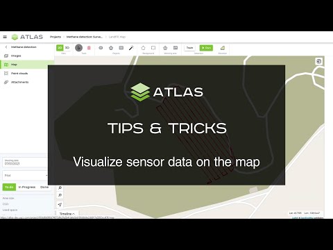 ATLAS - Visualize sensor data on the map