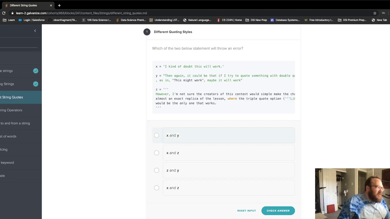 Strings - Different string quotes