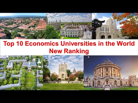 Best ECONOMICS UNIVERSITIES IN THE WORLD New Ranking